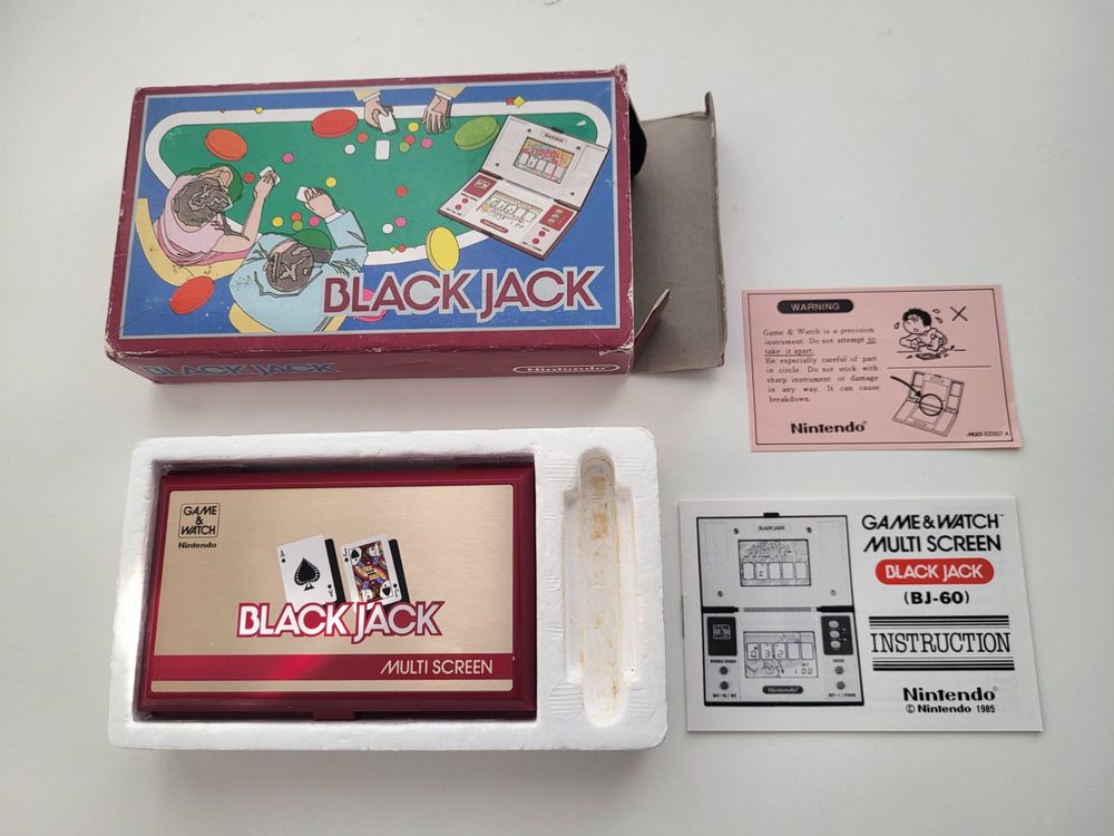 Nintendo Game & Watch OVP Black Jack BJ-60 (Gebraucht) in Würenlingen ...