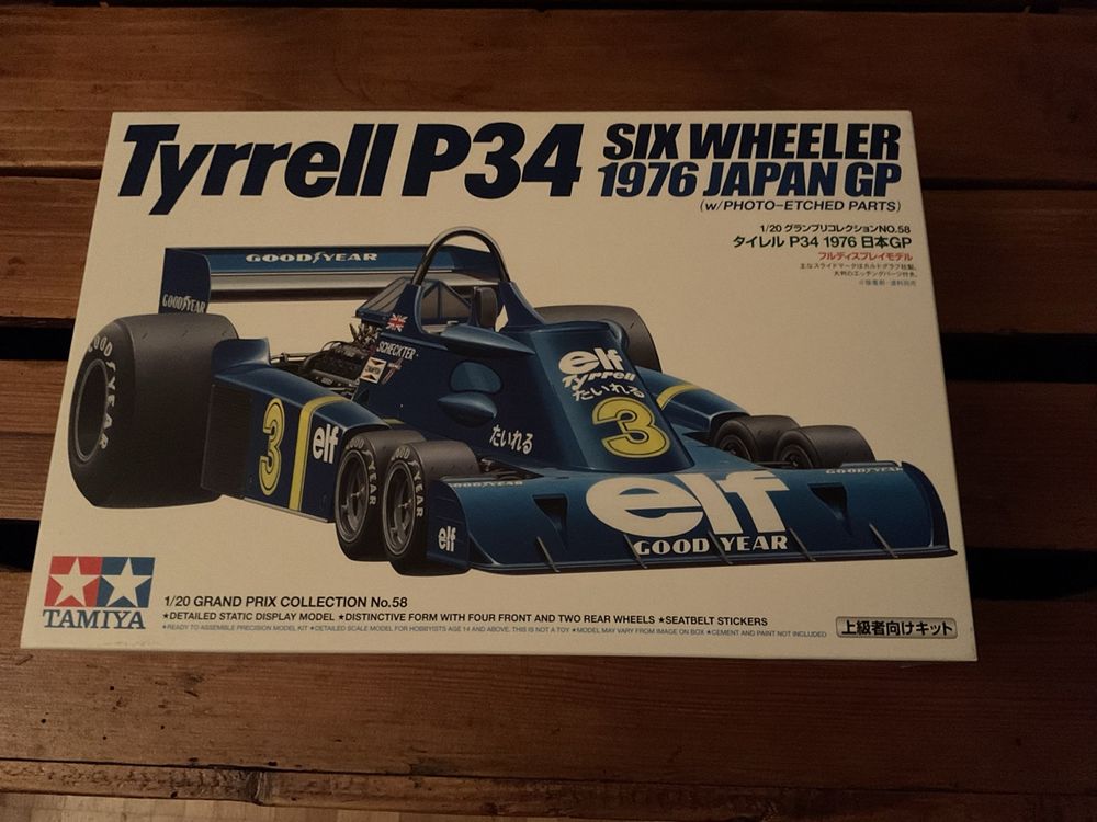 Tamiya Tyrrell P34 Six Wheeler Japan GP 1:20 sehr selten (Neu und ...