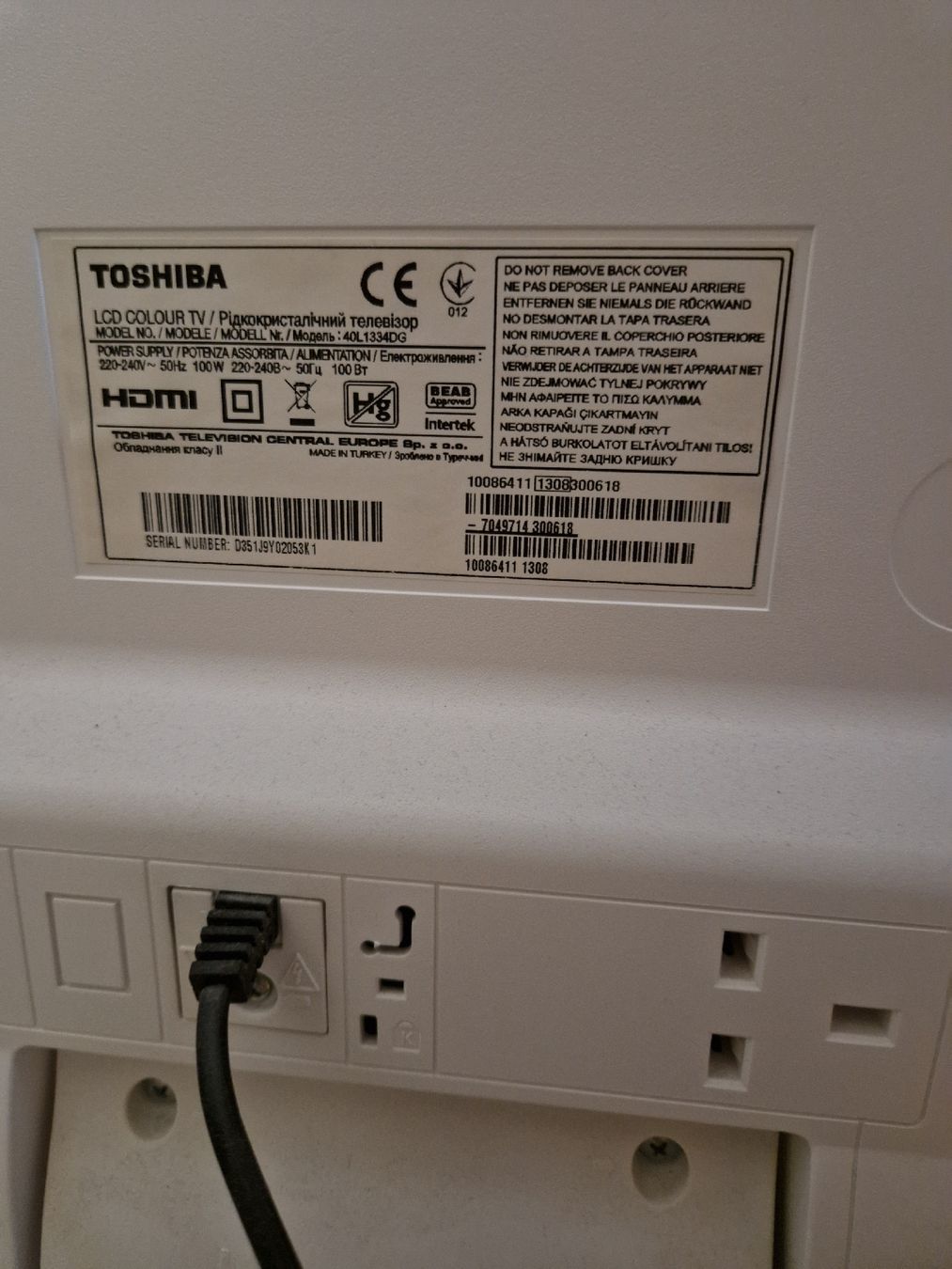 Toshiba TV LED 32 pouces (D'occasion) à Mannens pour CHF 59 – retrait ...