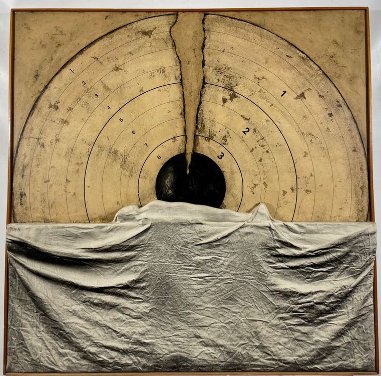 Mario Masini (1943) grosses Gemälde (Gebraucht) in Root für CHF 1020 – mit Lieferung auf Ricardo ...