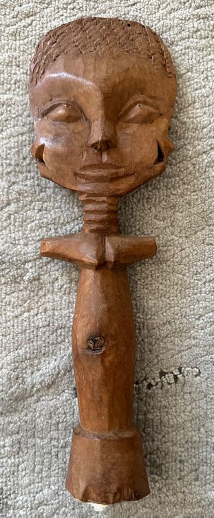 Handgeschnitzte Abstrakte Afrikanische Holz Skulptur | Kaufen auf Ricardo