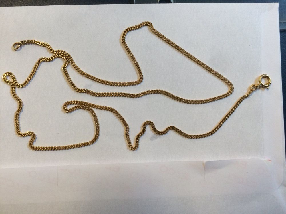 KETTE GOLD 18K CHAINETTE EN OR JAUNE 18 CARATS LONG.: 60 CM (Neuf (Voir ...