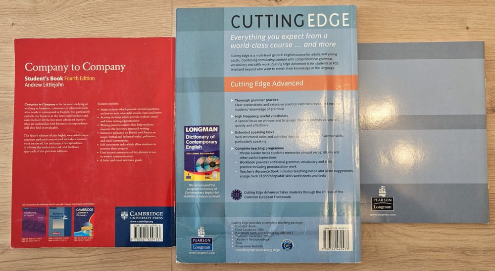 Student's Books - Company to Company & Cutting Edge Advanced (Gebraucht) in Fislisbach für CHF 1 ...