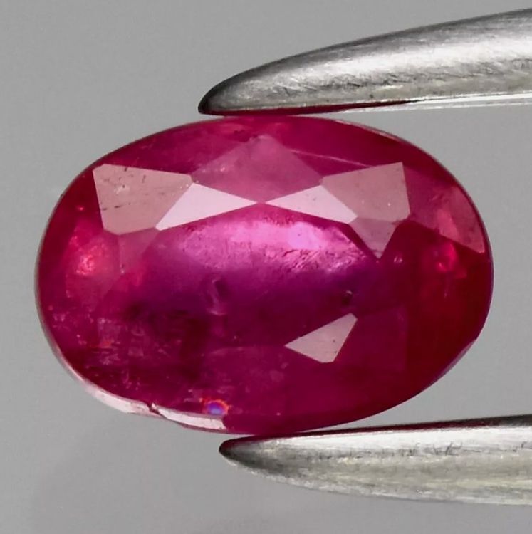 0.23ct Natur Rubin Edelstein aus Thailand real gemstone (Neu und ...