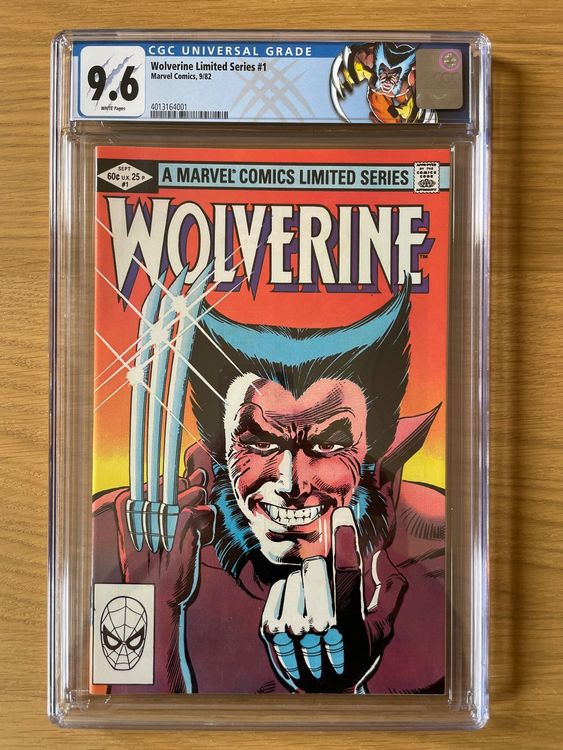 Wolverine Limited Series #1-4 1982 CGC 9.6 Cust Comic MARVEL (Gebraucht ...