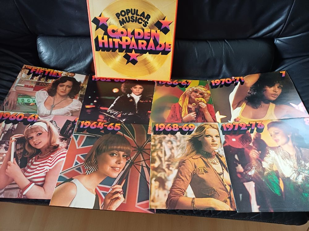 Golden Hitparade 8 Vinyl Schallplatten 50er - 70er Jahre (Gebraucht) in ...