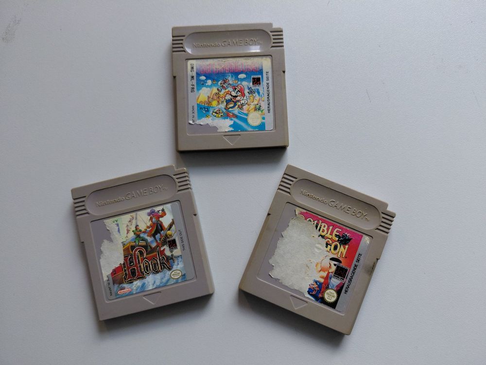 Super Mario Land, Hook, Double Dragon (GAME BOY) (Gebraucht) in Uezwil ...