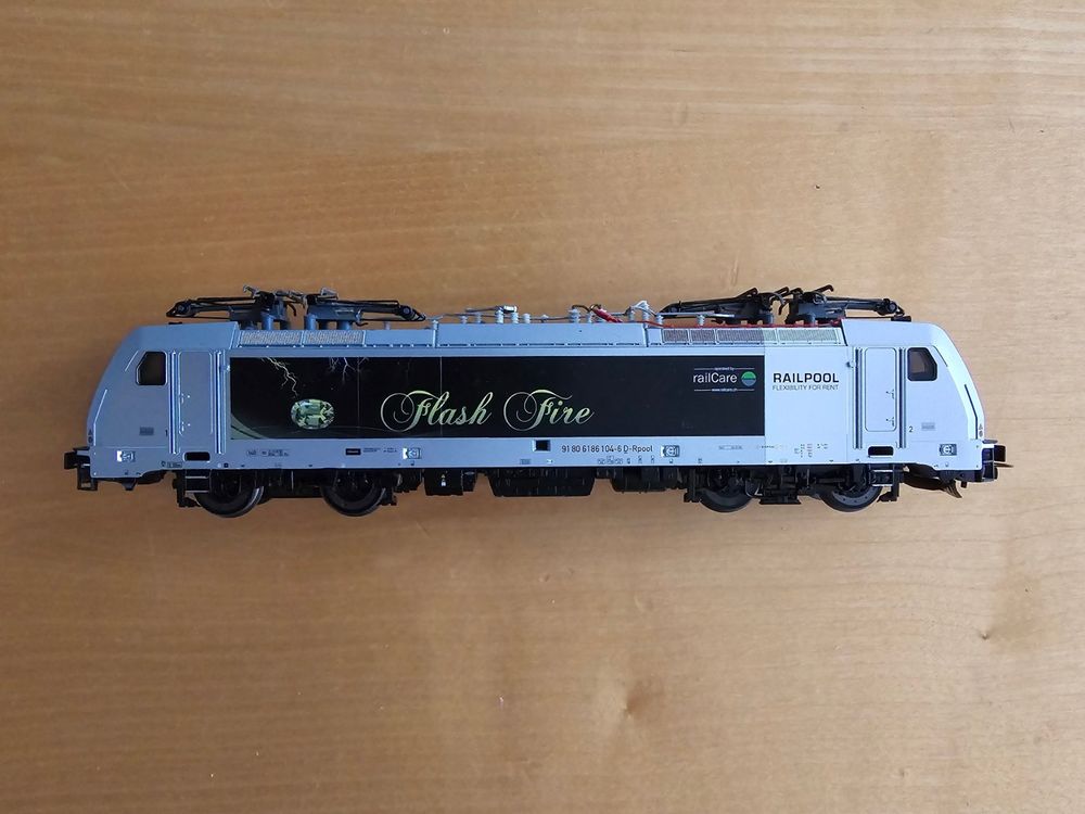 BR 186 Railpool "Flashfire" H0 Gleichstrom digital (Gebraucht) in ...