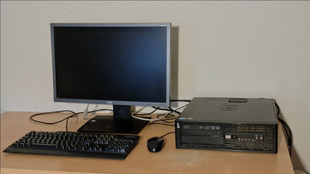 HP PC-Set:PC+22" Monitor/i7 CPU 870/8GB RAM/1,3 TB HD/Maus+. (Gebraucht ...