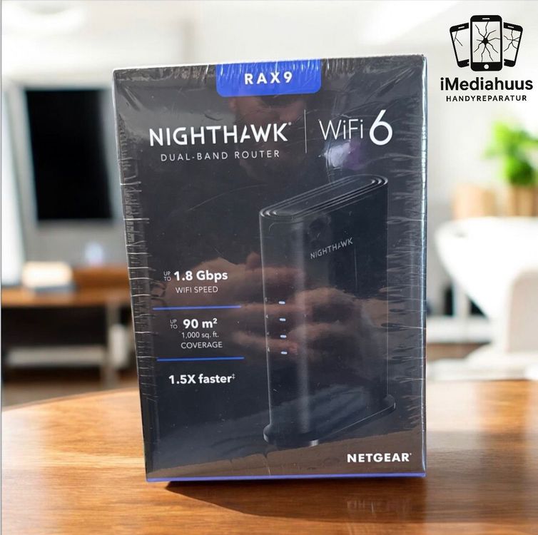 NEU & OVP – NETGEAR Nighthawk RAX9 WiFi 6 Router (AX1800) – (Neu und ...