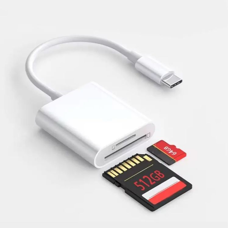 USB-C Kartenleser für SD & MicroSD – Kompakt & schnell (Neu und ...