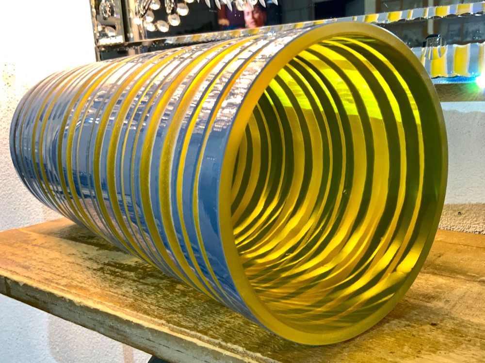 GROSSE VINTAGE VASE STUDIOGLAS BATUTTO TECHNICK, MASSIV (Gebraucht) in ...