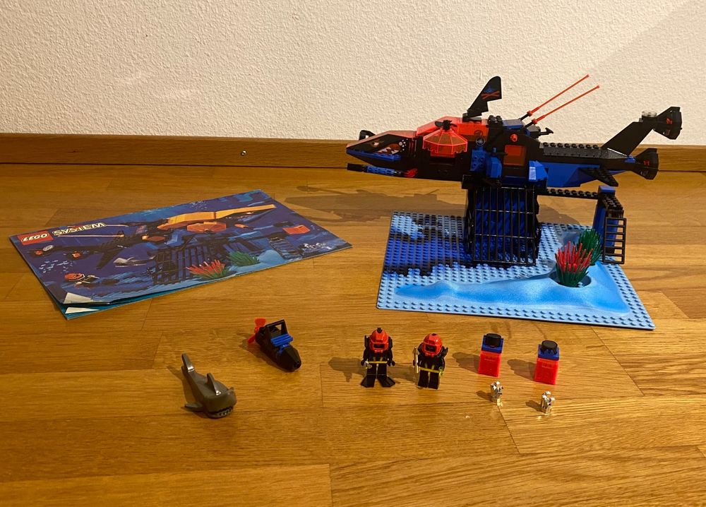 LEGO Aqazone Aquasharks 6190 Shark's Crystal Cave kpl. +OBA | Kaufen ...