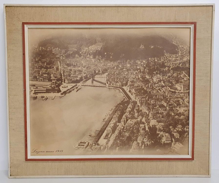 grosse Ansicht von Luzern anno 1918 - PHOTOSWISSAIR | Kaufen auf Ricardo
