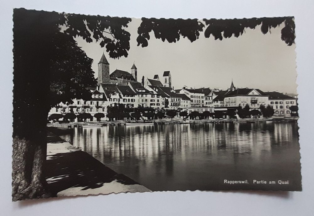 AK Rapperswil Partie am Quai Altstadt Schloss SG (Gebraucht) in ...
