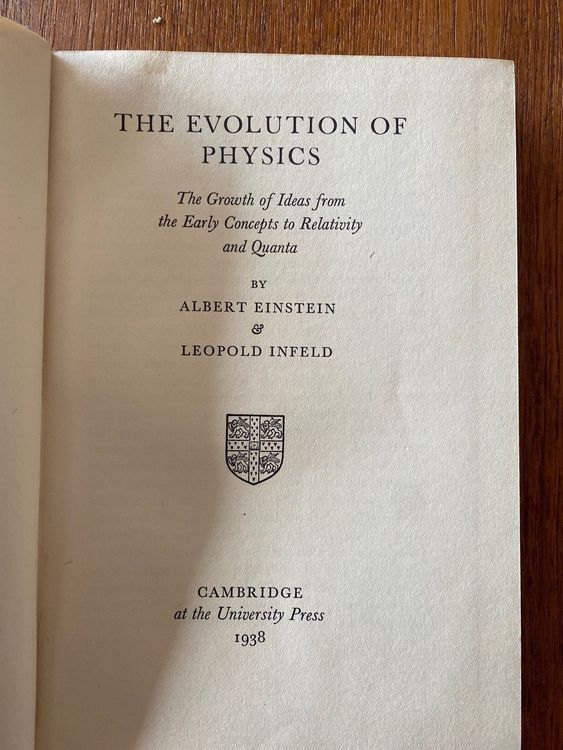 Einstein - The evolution of physics | Kaufen auf Ricardo