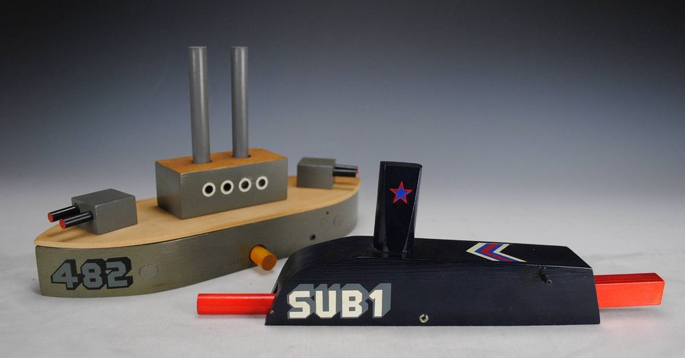 Design Original Ron Fuller Toy Submarine und Zerstörer | Kaufen auf Ricardo