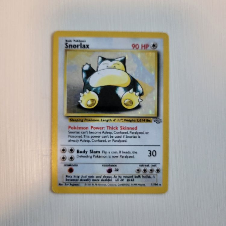 Pokemon snorlax holo 11/64 | Kaufen auf Ricardo