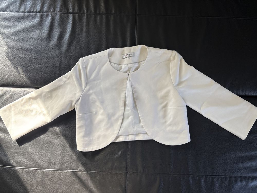 Elegante Festjacke Morgan Gr. 40 Weiss | Kaufen auf Ricardo