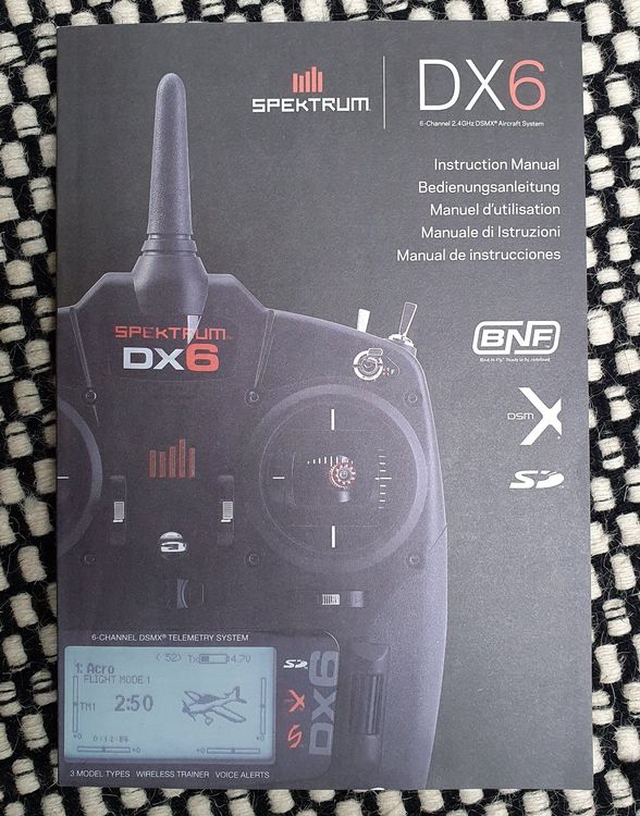 Spektrum DX6 G2 Sender inklusive NiMH Akkus, Mode 2 (Gebraucht) in Basel für CHF 140 – mit ...
