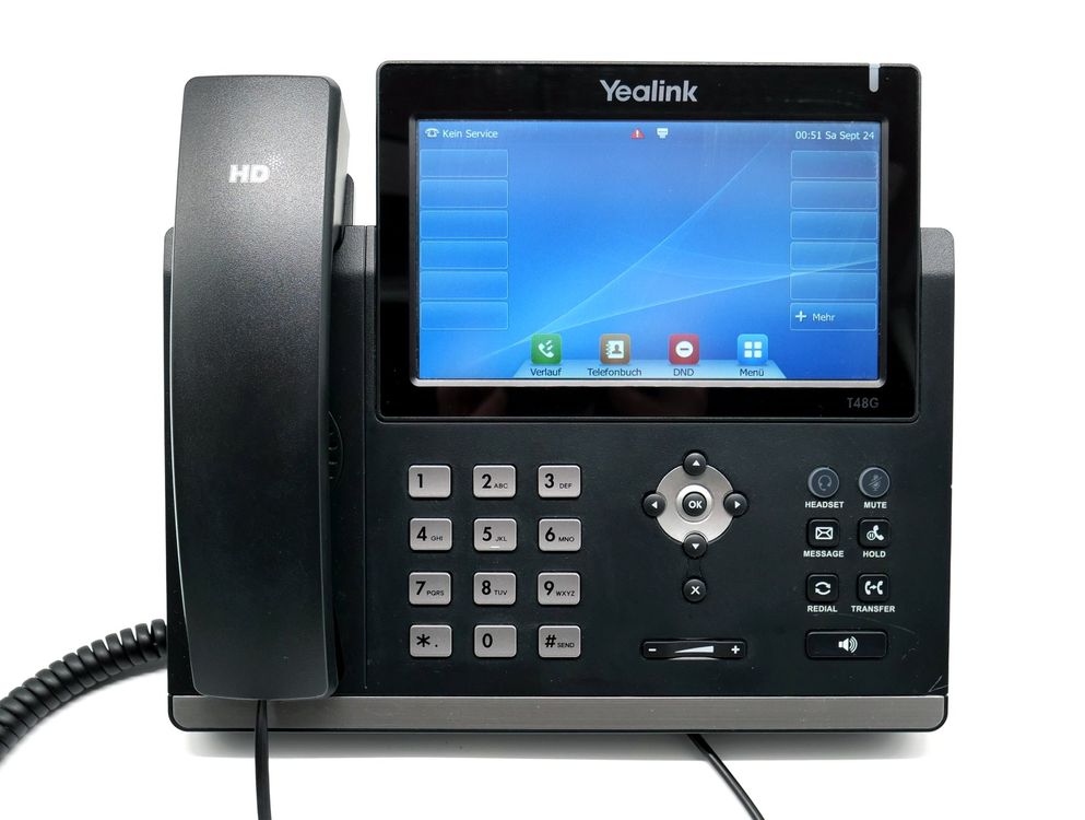 Yealink SIP-T48G IP-Telefon, LAN, SIP Telefonie, 16 user (Gebraucht) in Wäldi für CHF 83 – mit ...