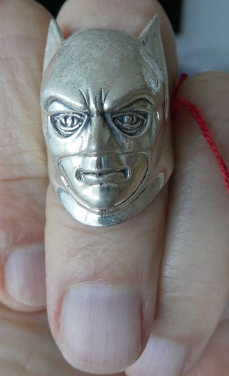 Silberring "Batman" Gr. 63 | Kaufen auf Ricardo