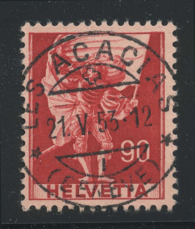 FWM Marke Vollstempel: 247 Les Acacias, 1953 (seltener Vst) (Gebraucht) in Goldswil für CHF 3 ...