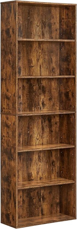 Standregal Bücherregal Mit 6 Ebenen Industrie-Design ELMIRON (Neu und originalverpackt) in ...