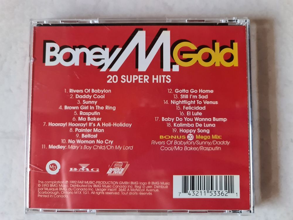 Boney M - Gold 20 Super Hits (Gebraucht) in Schneisingen für CHF 4 ...
