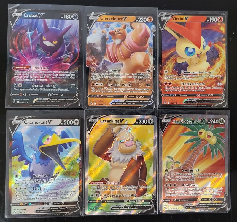 Pokemon Karten Set Full Arts V und V Karten (Gebraucht) in Oberwil BL ...