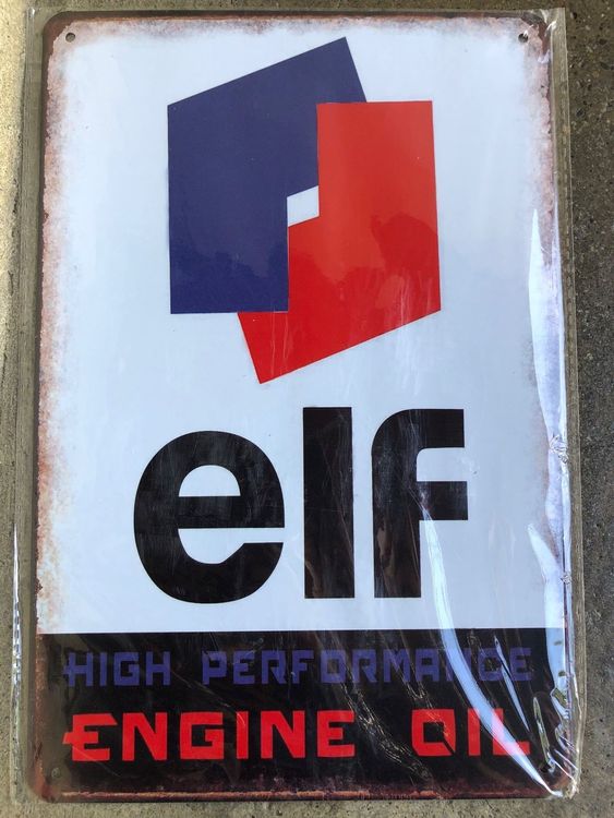 Elf motor oil werbung reklame classic racing (Neu (gemäss Beschreibung ...
