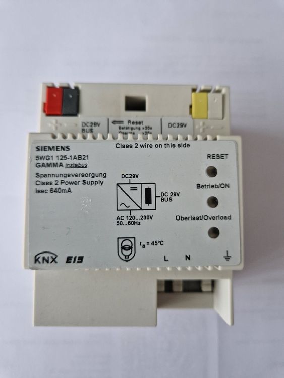 Spannungsversorgung 640mA KNX Siemens | Kaufen auf Ricardo