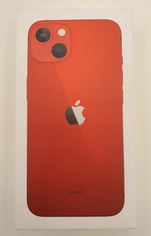 APPLE iPhone 13, 256GB, ROT (MLQ93ZD/A) (Neu und originalverpackt) in ...