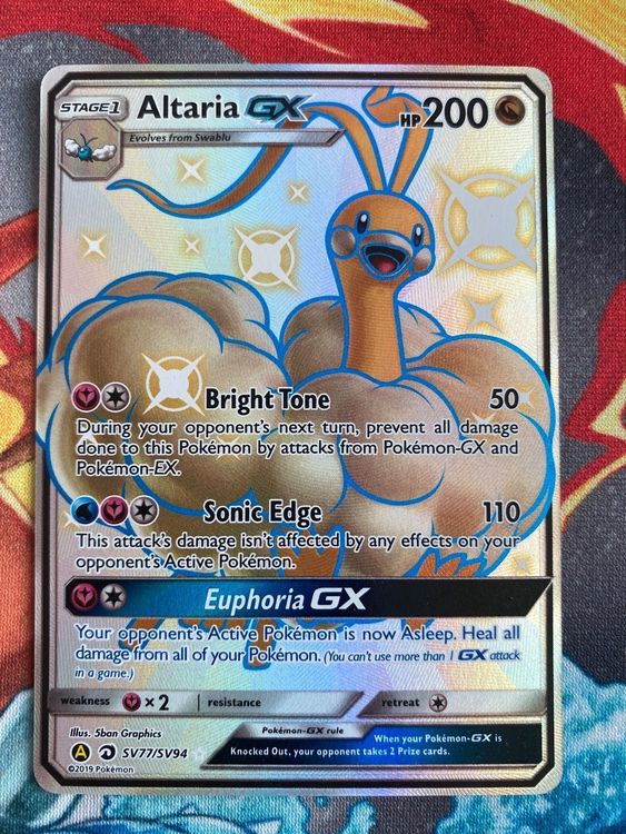 Pokemonkarte Altaria GX Shiny EN (Gebraucht) in Stadel für CHF 40 – mit ...