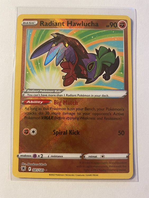 Pokemon Radiant Hawlucha 081/189 Astral Radiance EN | Kaufen auf Ricardo