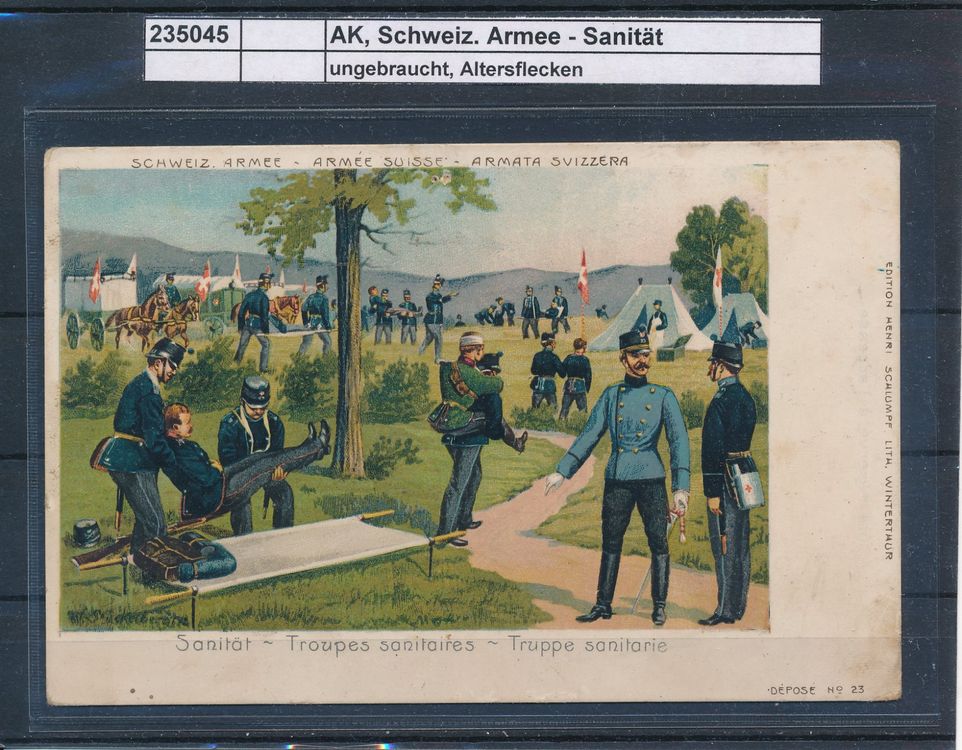 AK, "Schweizer Armee - Sanität" (Gebraucht) in Winterthur für CHF 3.5 – mit Lieferung auf ...