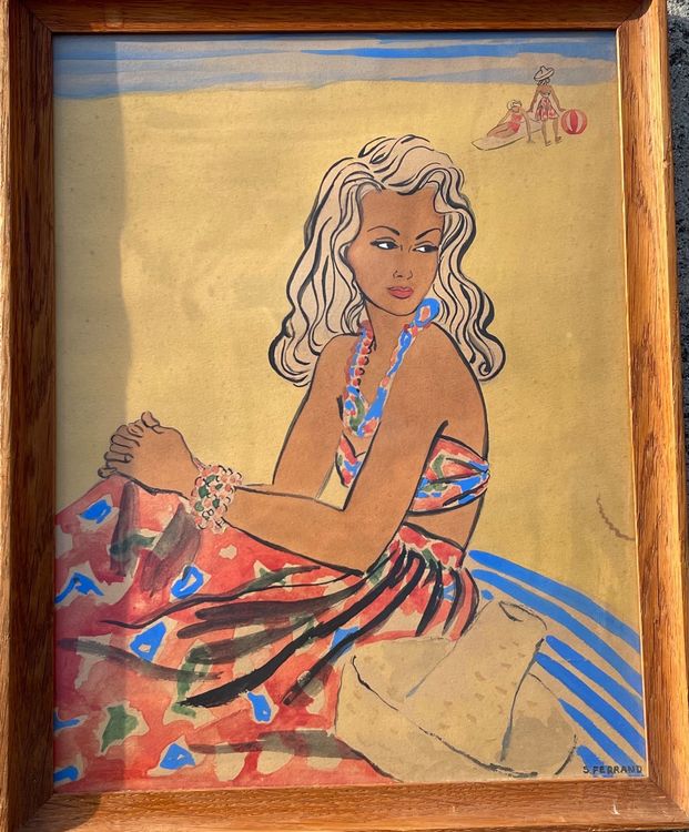 Suzanne FERRAND (1902-?)Aquarell | Kaufen auf Ricardo