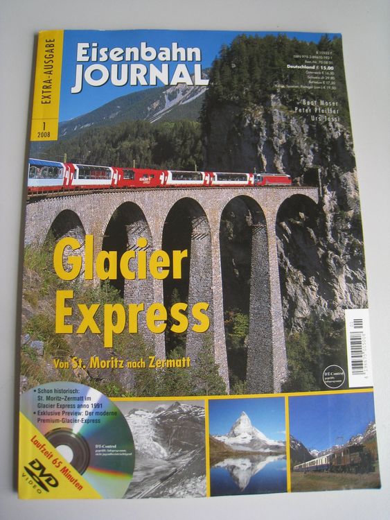 Glacier Express, Eisenbahn Journal Extra 1/2008 (Gebraucht) in Buchs ZH für CHF 19 – mit ...