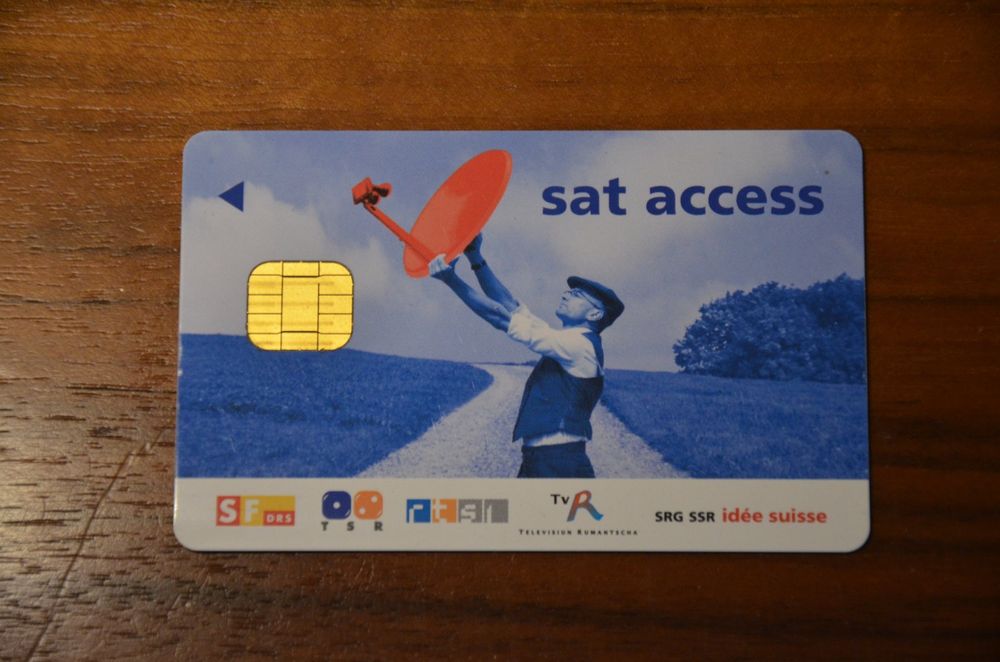 Sat Access Karte SRG SSR idée suisse TV Sender Karte (Gebraucht) in ...
