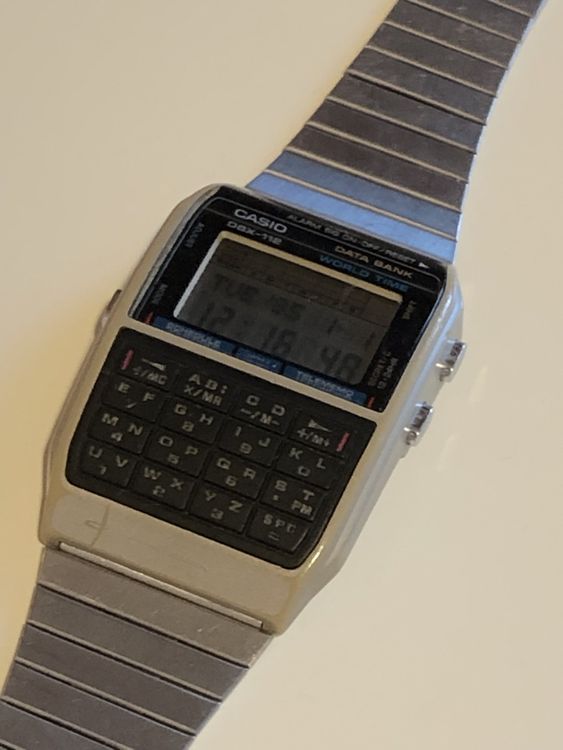CASIO DBX-112 Data bank Uhr - Vintage 80ies - Sammlerstück (Gebraucht ...
