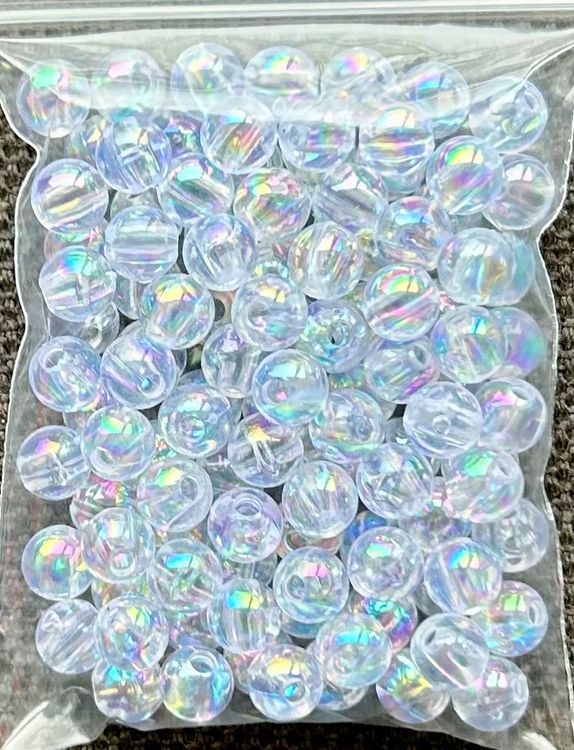 Acryl Perlen / Bastelperlen transparent 6mm | Kaufen auf Ricardo