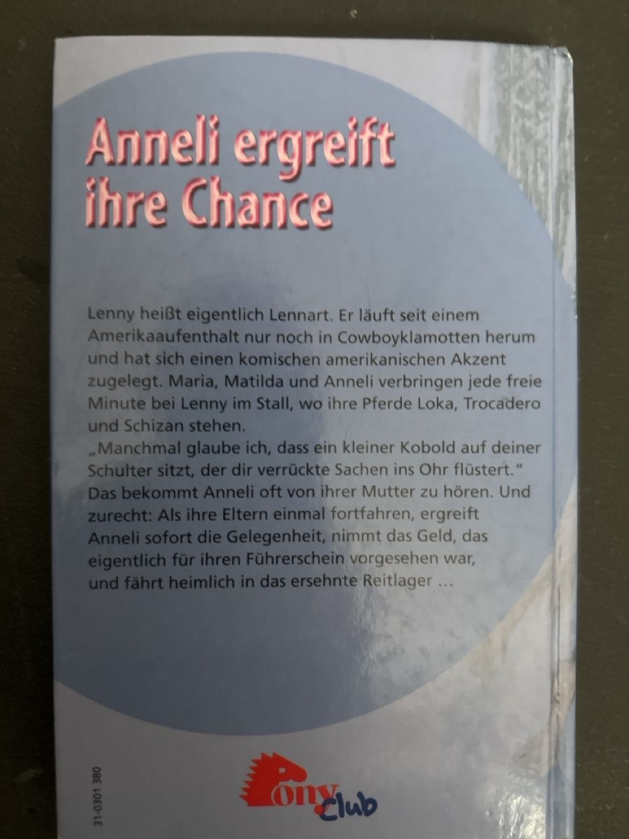 Aneli ergreift ihre Chance - Jugendbuch Pferde Winter (Gebraucht) in ...