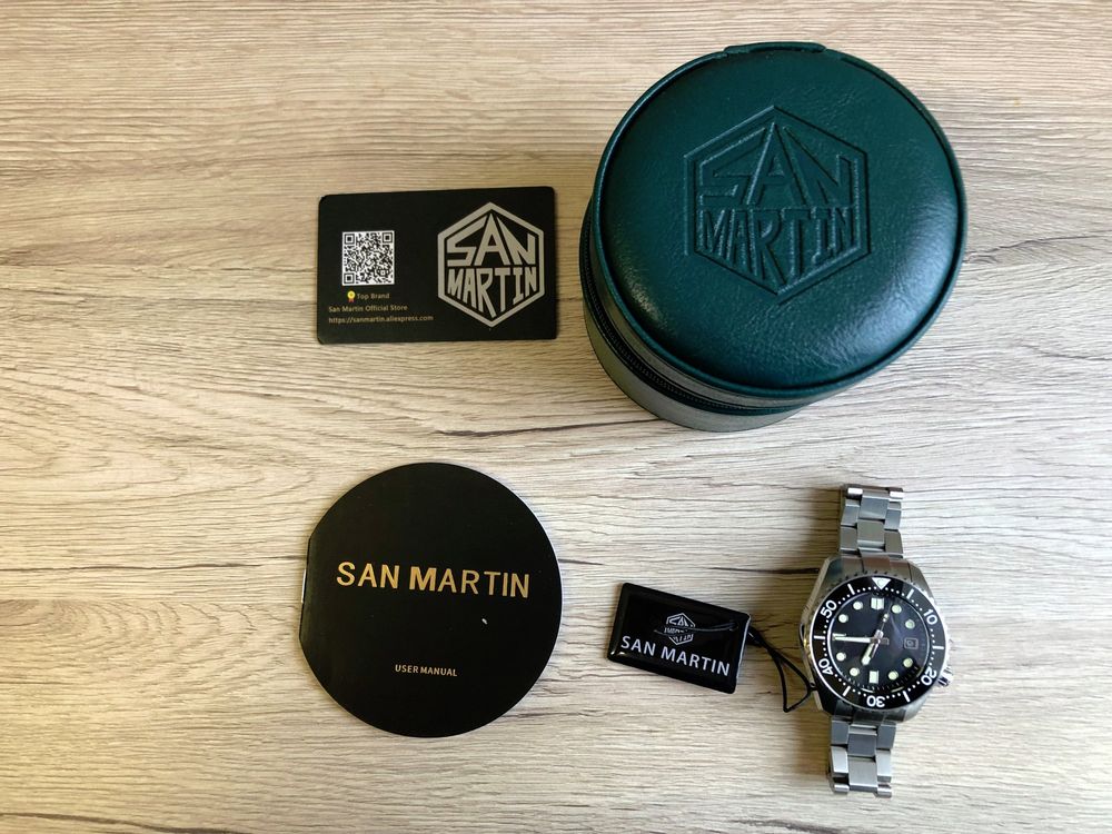 San Martin Diver Uhr 44mm Saphire Seiko NH35 Automatic Neu | Kaufen auf Ricardo