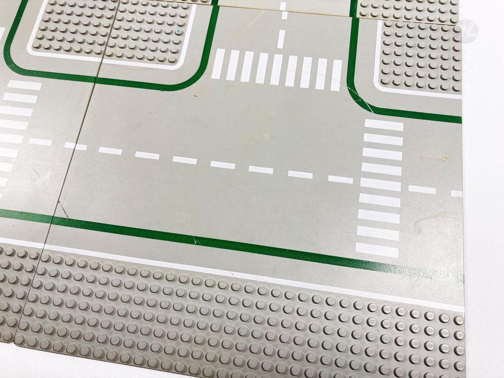 Lego Strassen Hellgrau Vintage Legoland City Basisplatten 9x | Kaufen ...