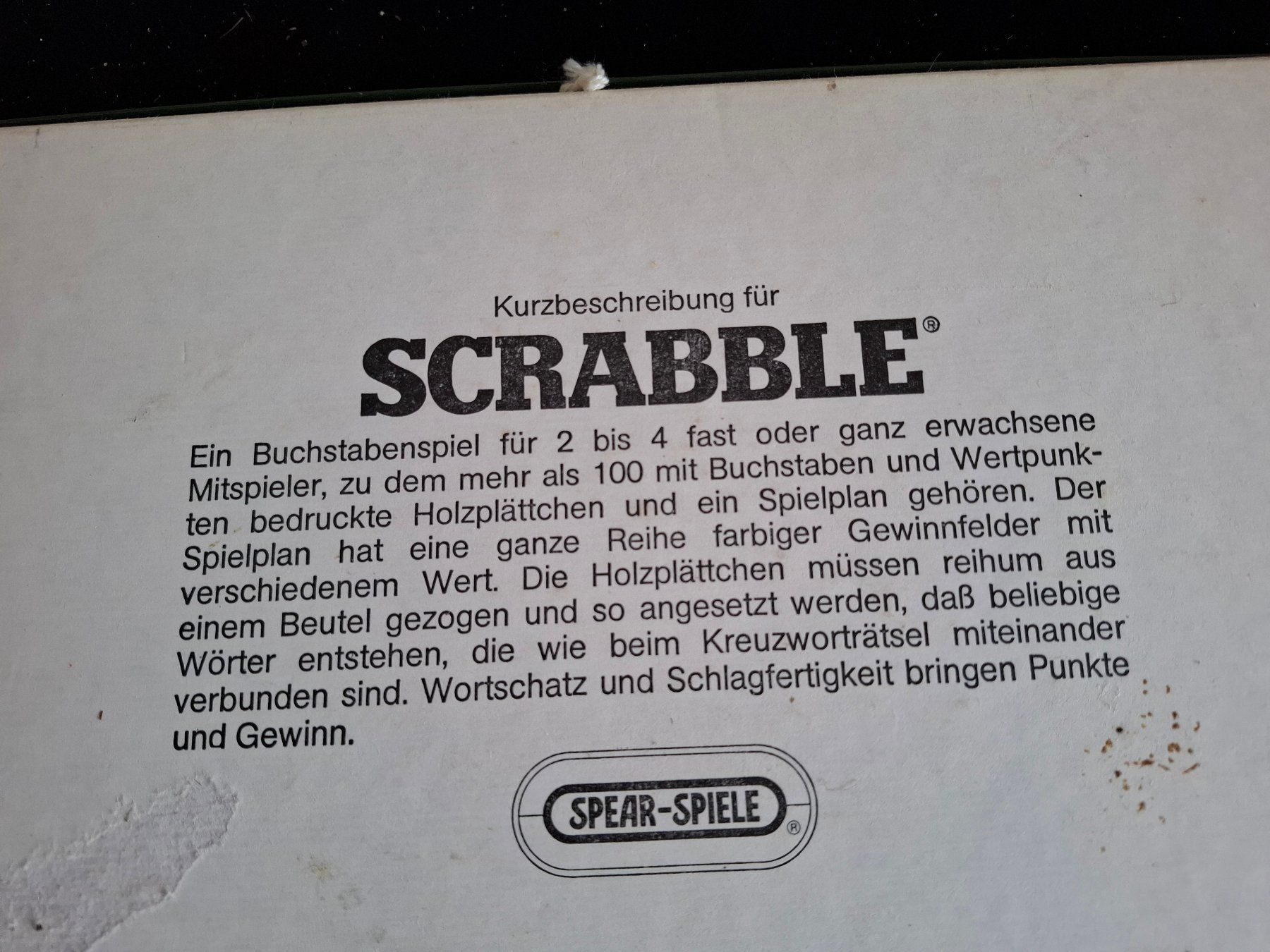 Original Scrabble Spiel - Vollständig und gut erhalten! (Gebraucht) in ...
