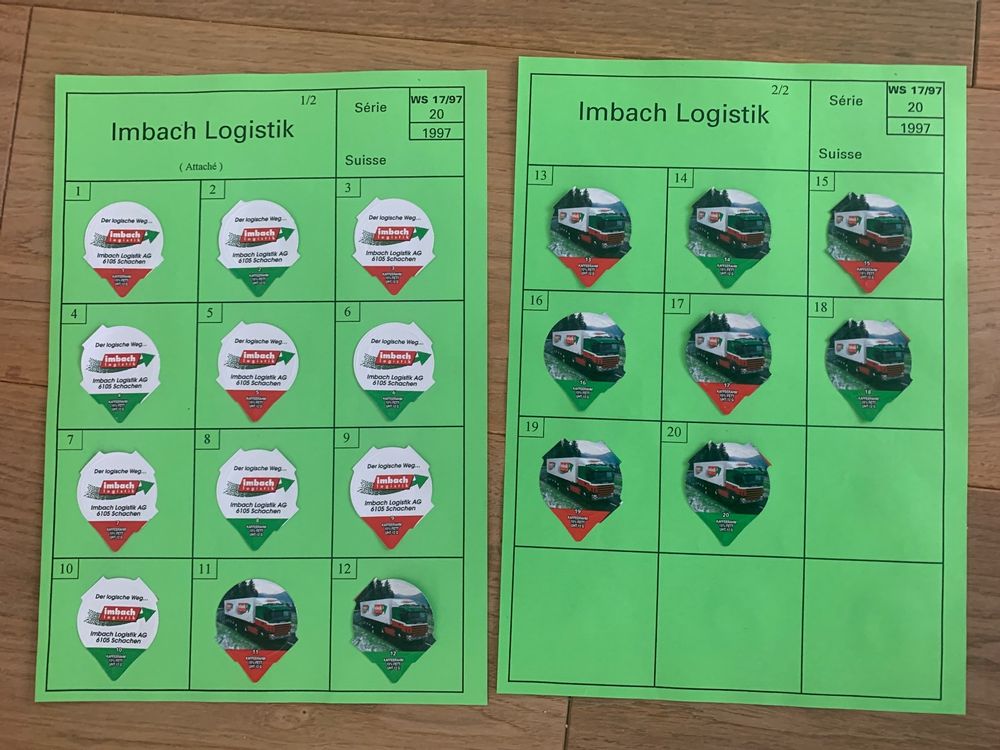 WS 17/1997B spitze Lasche riegel Imbach Logistik ganze Serie (Gebraucht) in Pfäffikon SZ für CHF ...