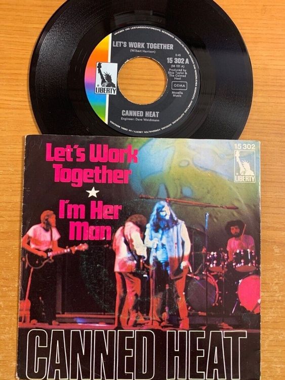 Canned Heat - Let's Work Together / 1. German-Pres. 1969 (Gebraucht) in ...