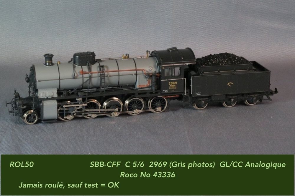 ROL50 Roco No 43336 SBB-CFF C 5/6 Grise | Kaufen auf Ricardo