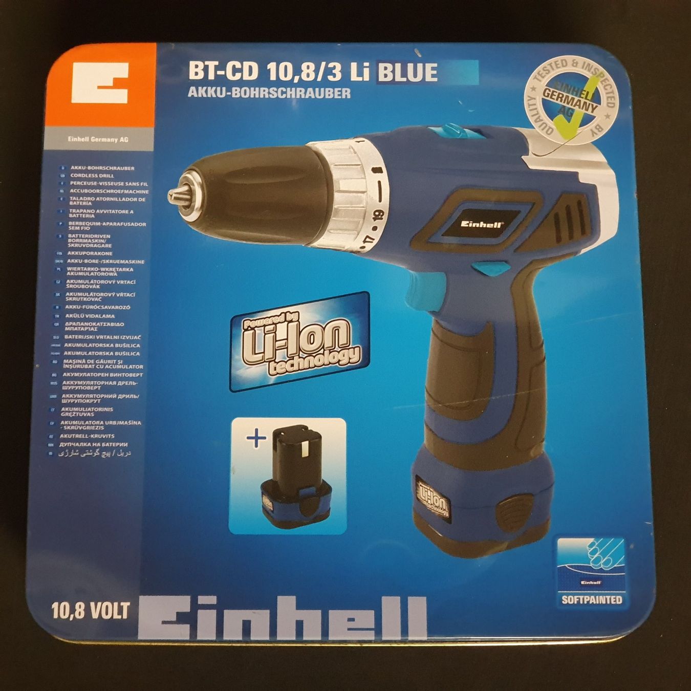 Einhell Blue .Akku-Bohrschrauber BT-CD 10,8/3 Li blaue (Neu (gemäss ...