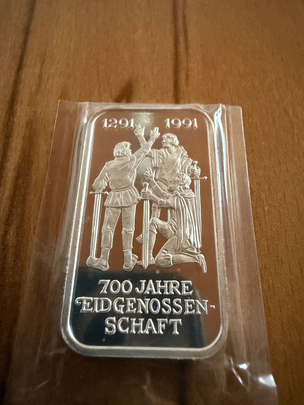 Argor Heraeus Silberbarren 1 oz - 700 Jahre Eidgenossensc... (Gebraucht ...